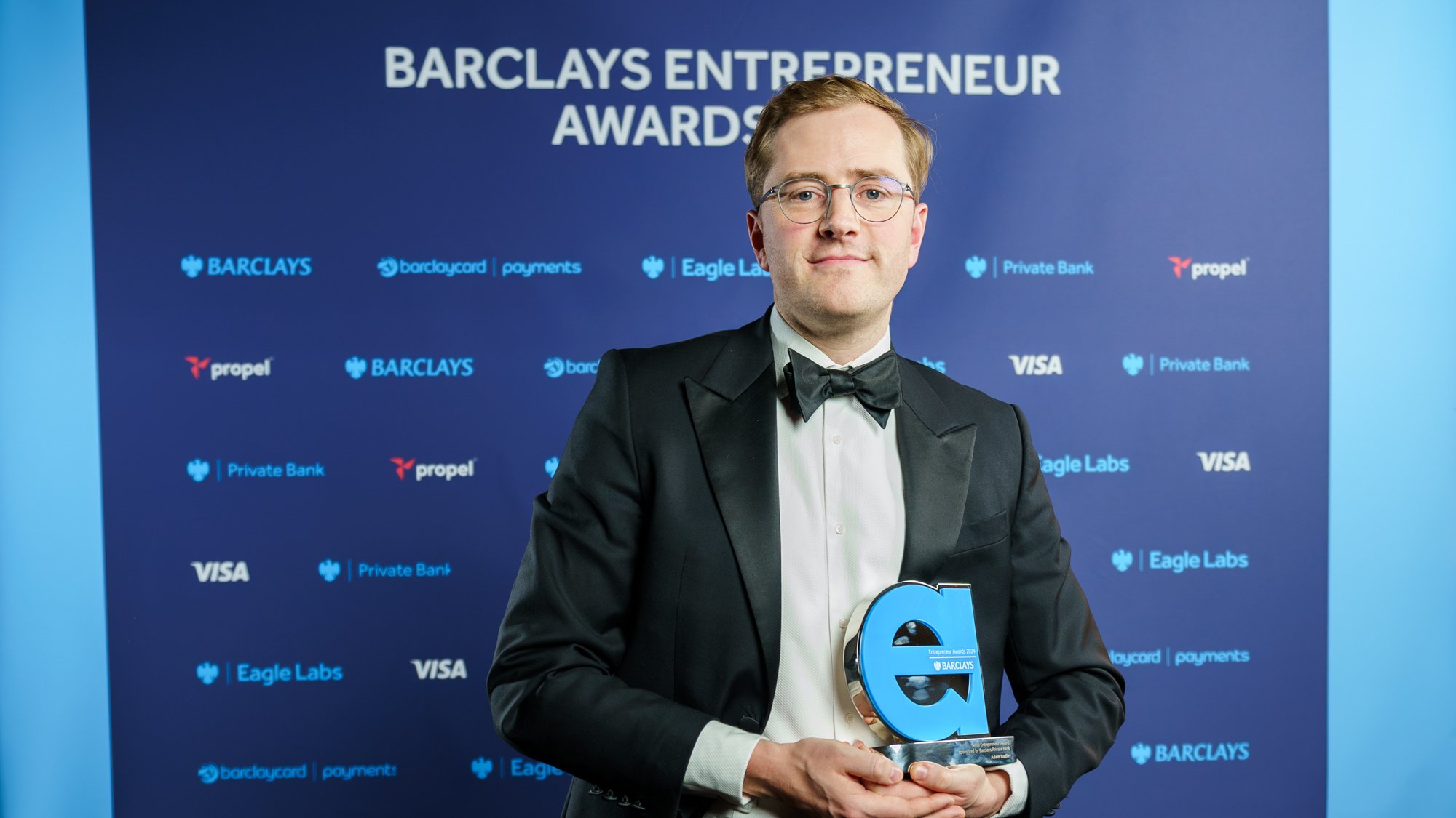 CEO Adam Hadley CBE Honoured with Barclays 2024 Serial Entrepreneur Award